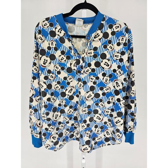 Disney | Tops | Vintage 98s Walt Disney Mickey Company Flannel Shirt ...